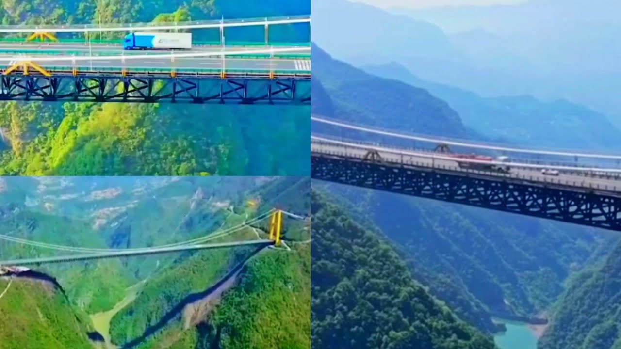 Incredible Journey: Exploring How China Builds Mountain Bridges in Stunning Villages