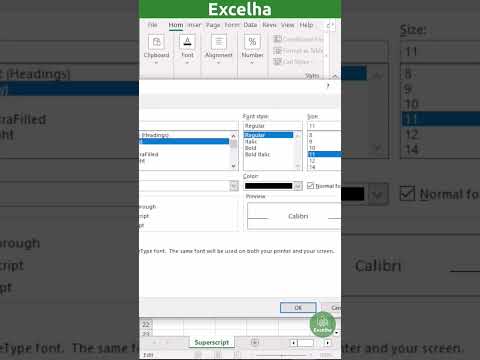 How to use Superscript tool in Microsoft Excel for data analysts #shortvideo #dataanalytics