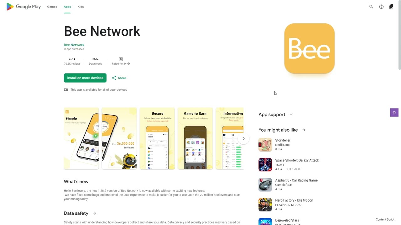 Bee Network - Download App & Start Mining