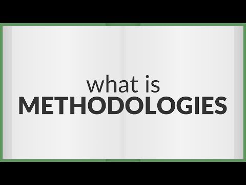 Methodologies | meaning of Methodologies
