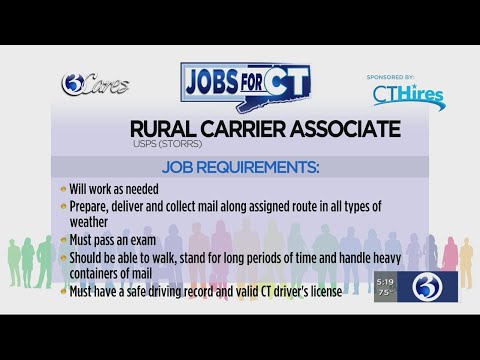 Jobs for CT: Rural Carrier Associate