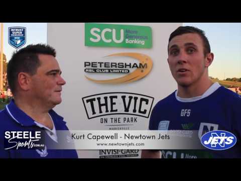 Newtown Jets - Kurt Capewell Post match interview Rnd 21