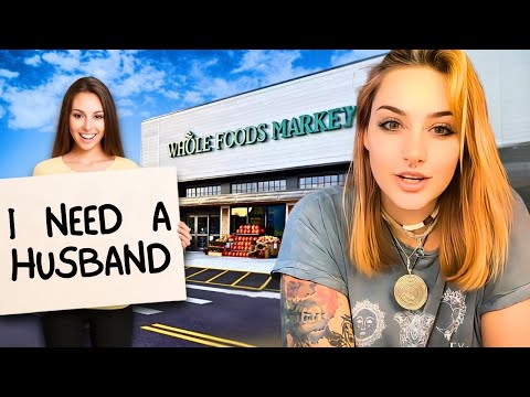 Lonely DESPERATE Women Are BEGGING For Husband At Whole Foods Market | Men Only