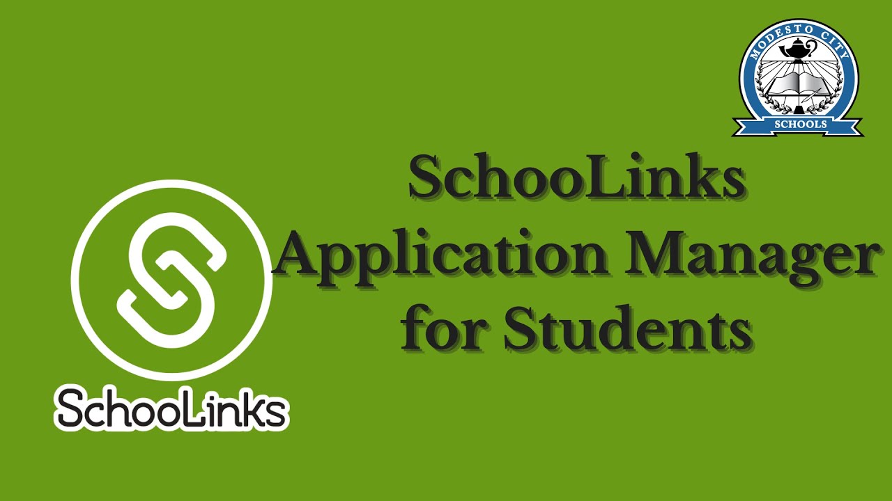 Students - SchooLinks Application Manager