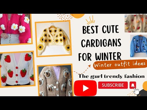 Best cute cardigans for girls 💜||Trendy cardigans||winter outfit ideas|#best #girl #trending