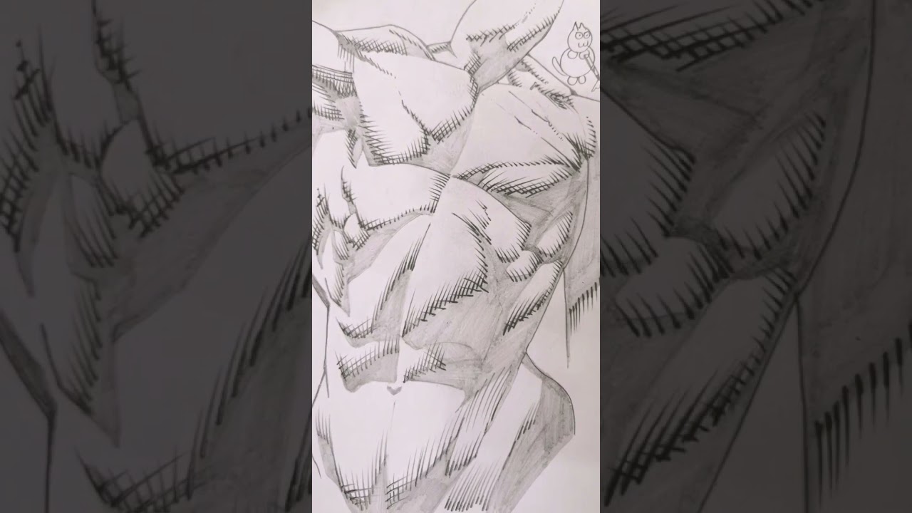 Comic anatomy sketch by me #comicart #shorts #comicart #anatomy #sketching #drawing #pencildrawing