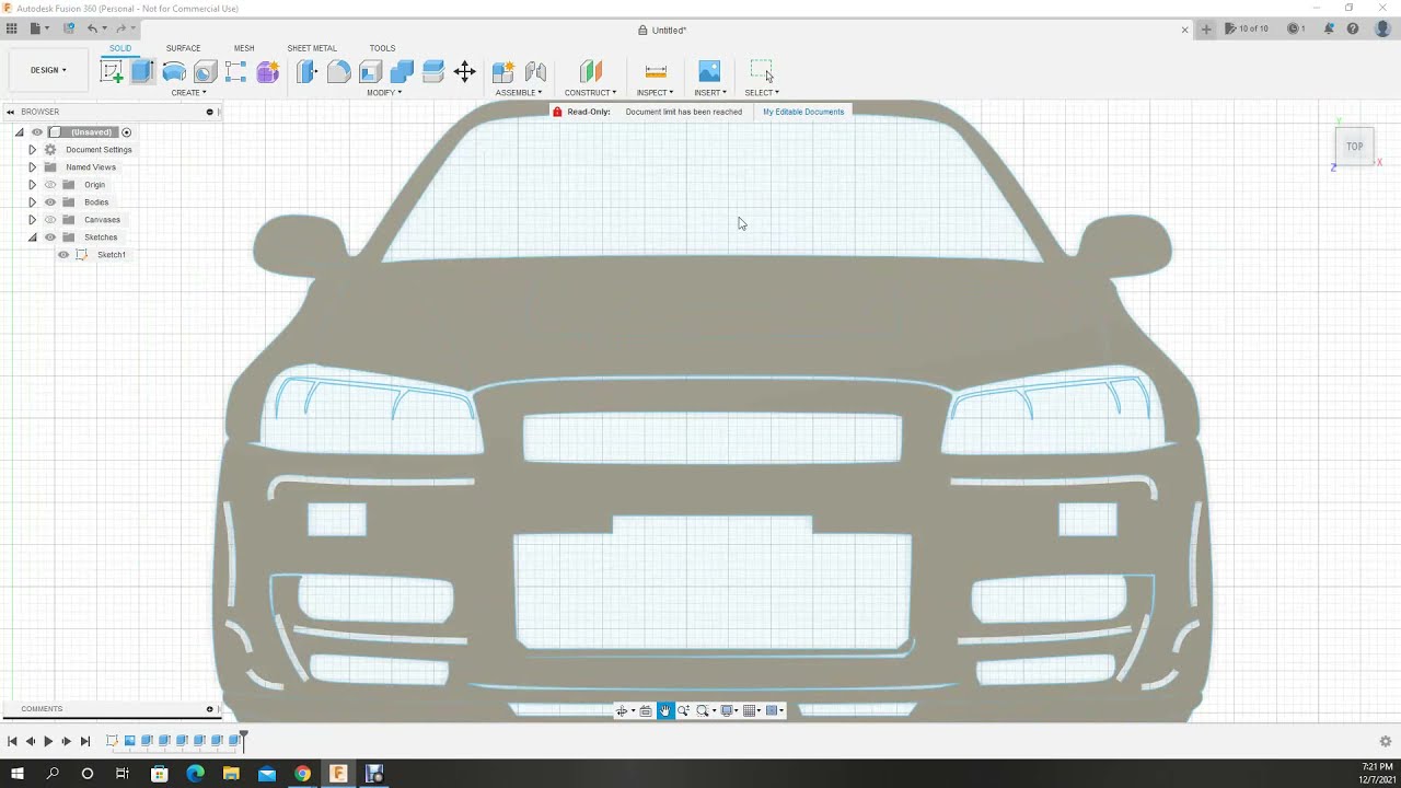 Nissan Skyline GT-R R34 Keychain 3d Printed