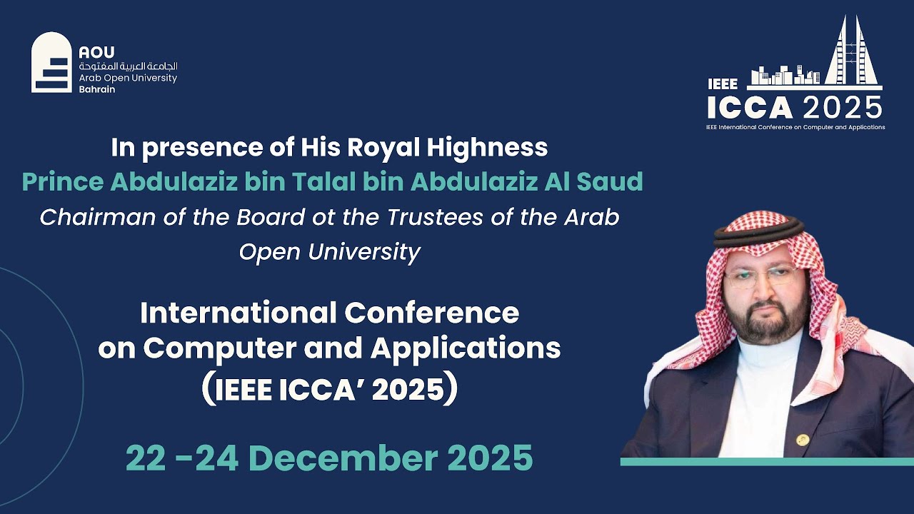 IEEE ICCA' 2025 at AOU Bahrain