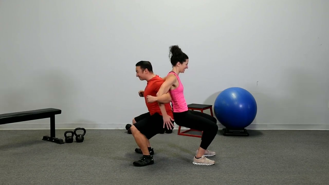 Partner workout for cardio and strength