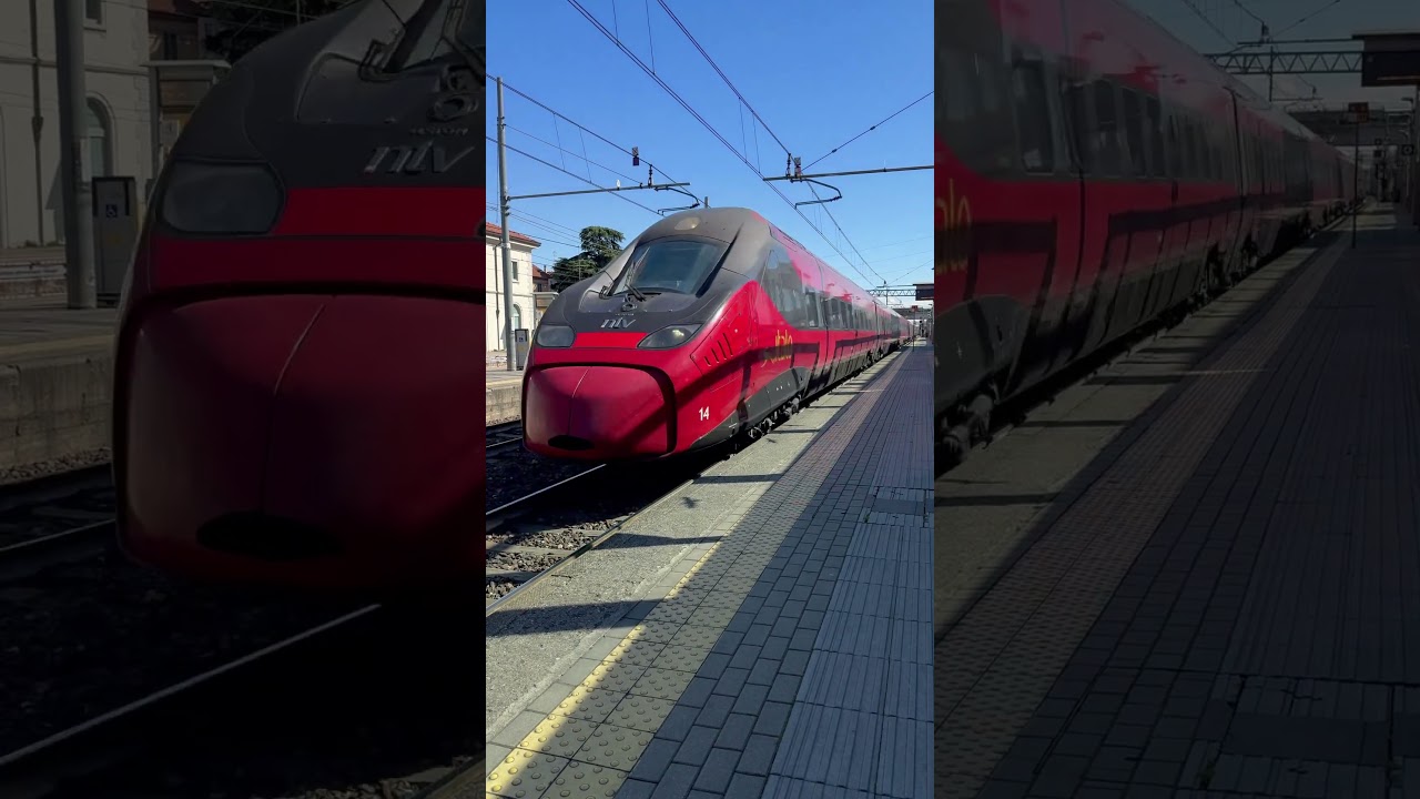 Italo High speed Bullet Train.. #italo #train #bullettrains #highspeedtrain #italy #frecciarossa 🚆