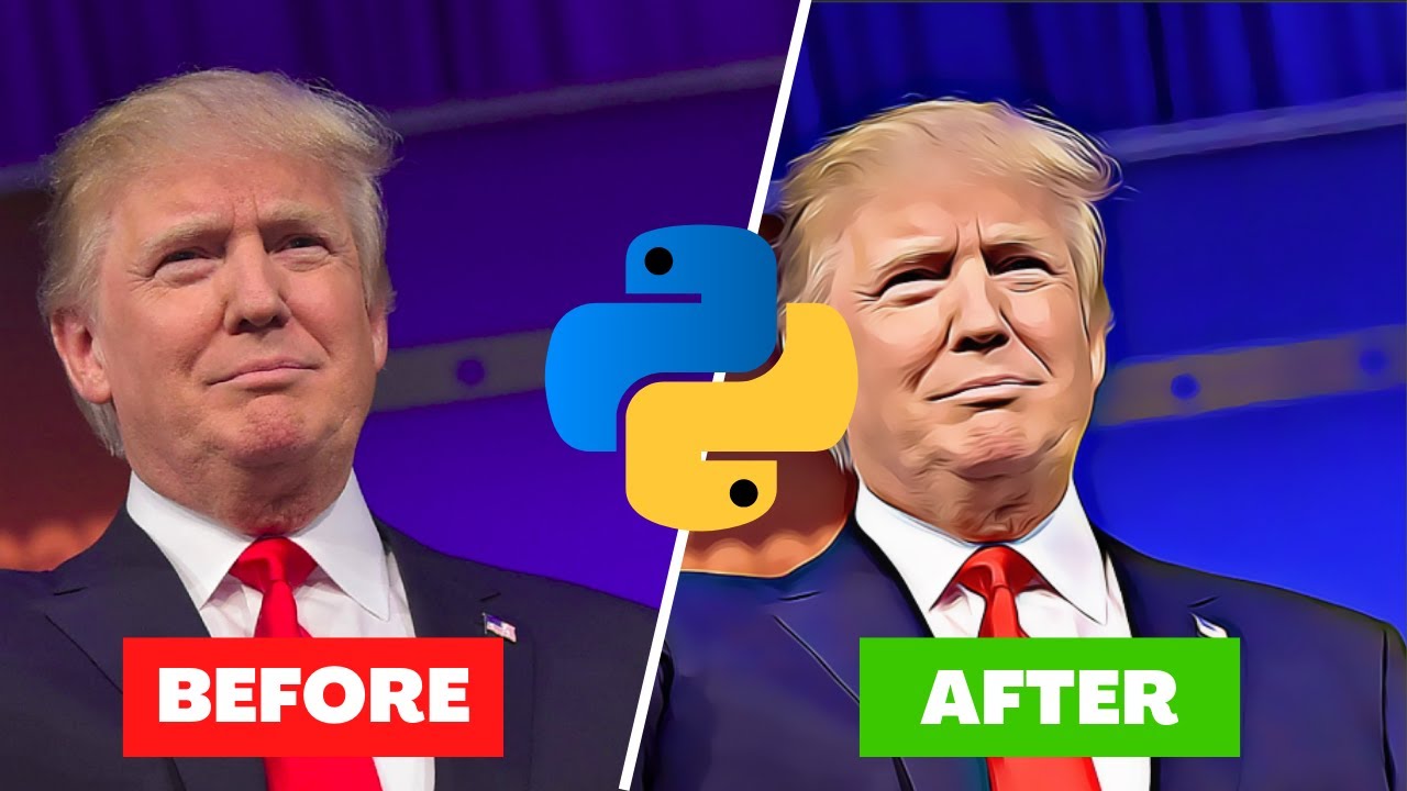 Cartoonify Yourself using this Python App | Image to Cartoon | OpenCV
