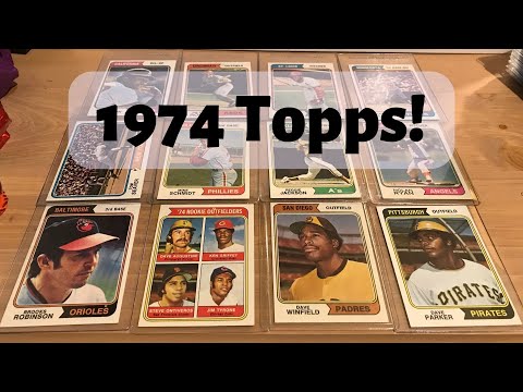 Vintage Baseball Cards from 1974 Topps - Highlights of the Set