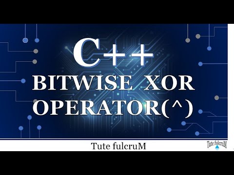 Topic 3: C++ Tokens (part 9)-Bitwise XOR Operator | Odd Occuring Number| Swap without third variable