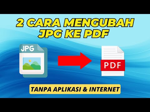How to Convert JPG to PDF on a Laptop Without Applications and Internet