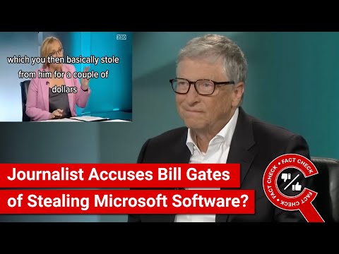 Did ABC News journalist Sarah Ferguson accuse Bill Gates of stealing ...