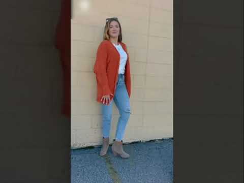 Womens Cardigan 🔥👗🤰 MEROKEETY Chunky Knit Cardigan #Shorts