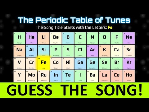 Guess the Song - The Periodic Table of Tunes!
