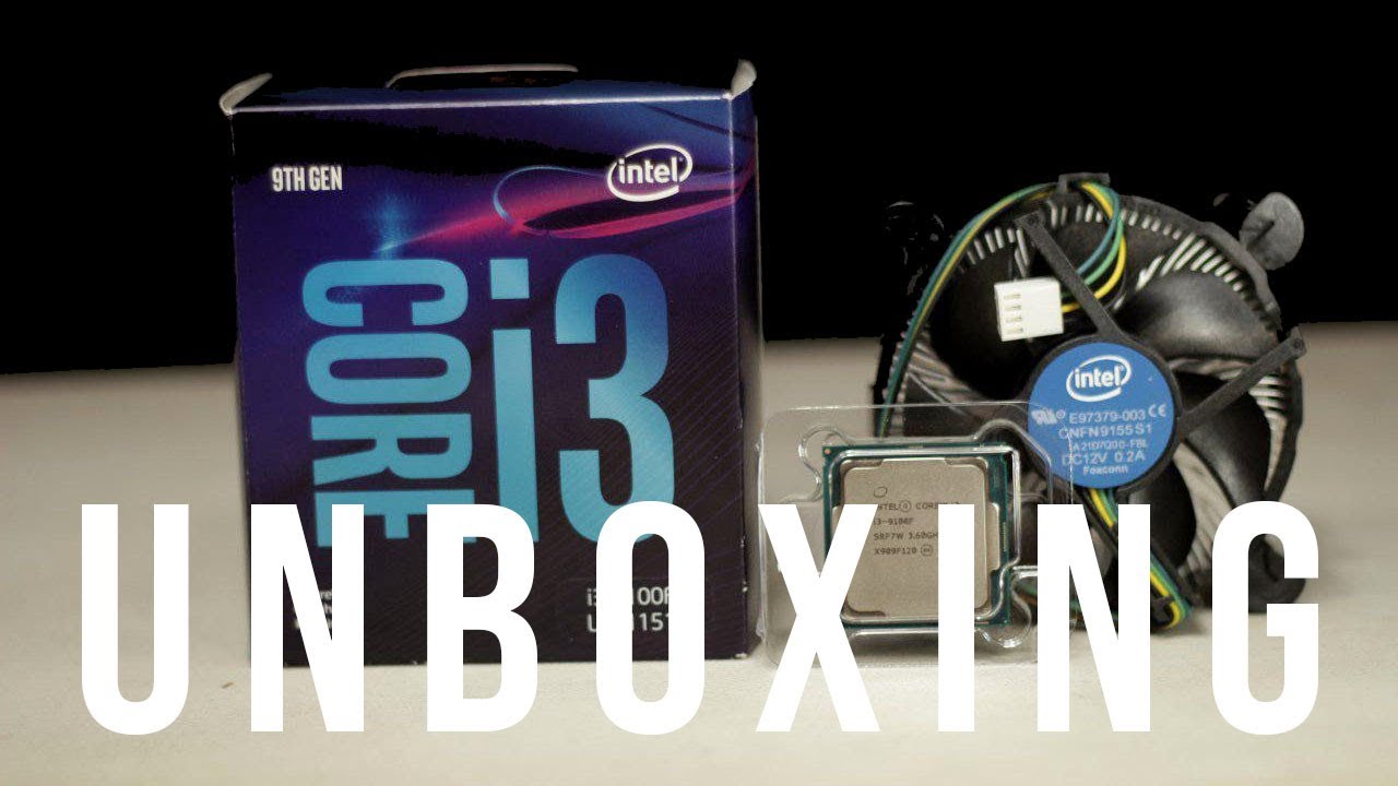 Unboxing Prosesor Intel i3 9100F Gen9 CoffeeLake