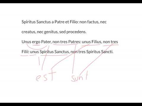 LatinPerDiem Latin Lessons: Athanasian Creed, 13