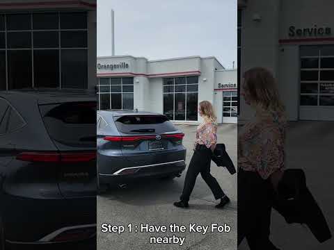 How to Activate Toyota Kick Sensor