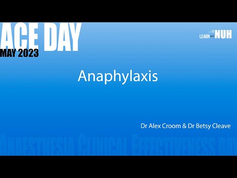 Anaphylaxis
