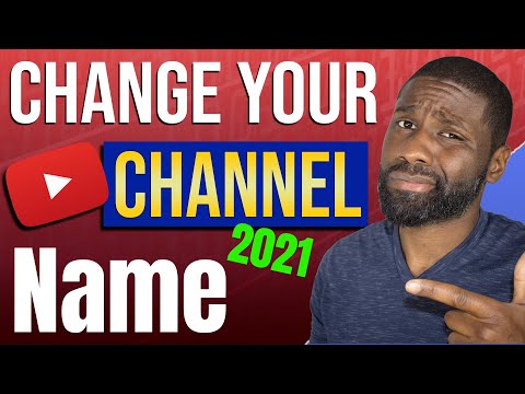 How to change your YouTube channel name 2021 | Quick YouTube tip