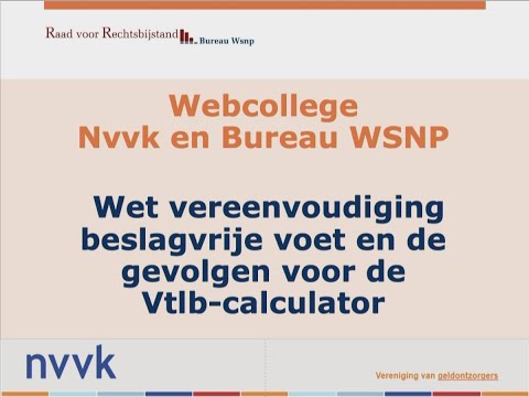 Webinar 1: Introductie nieuwe beslagvrije voet en Vtlb-calculator