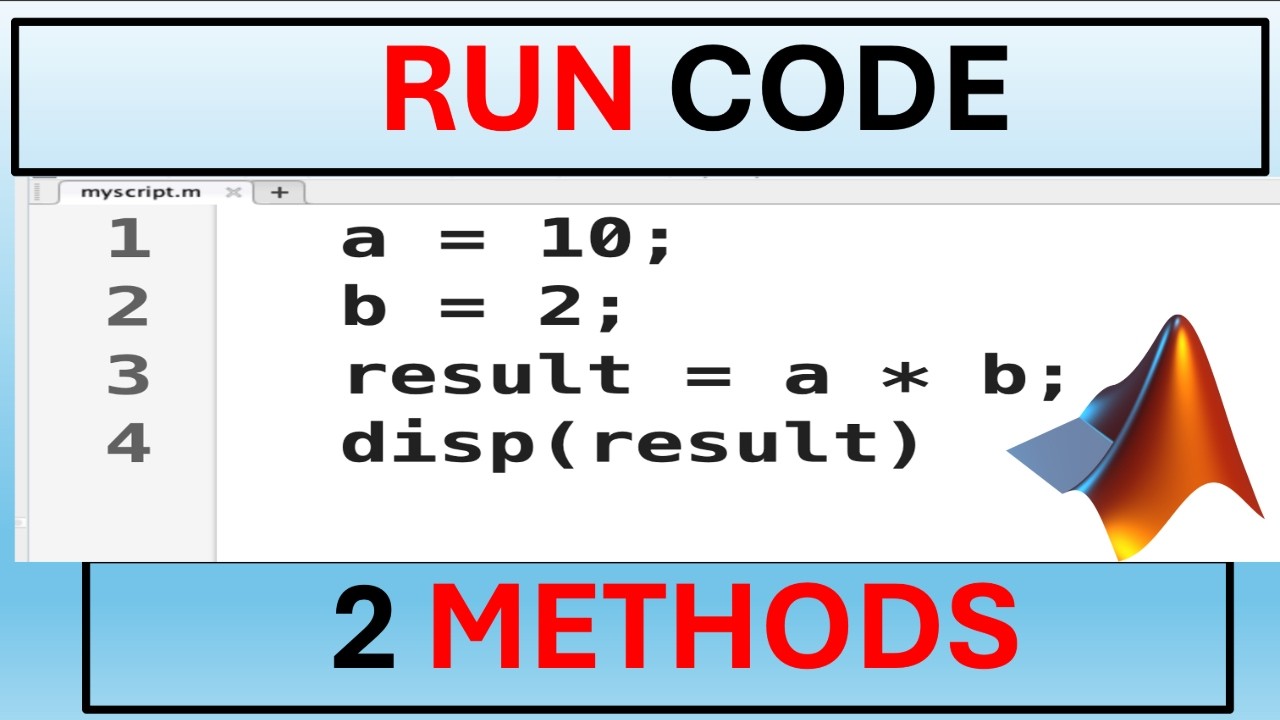 How to Run MATLAB Code | MATLAB Tutorial for Beginners