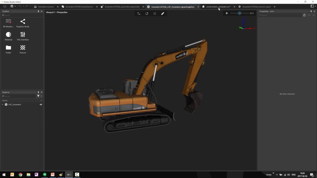 Vortex Studio Editor Document Types Overview