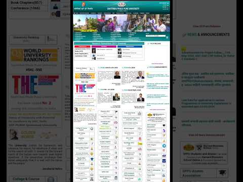 Savitribai Phule Pune University Entrance exam  form #How to apply for registration form #shorts