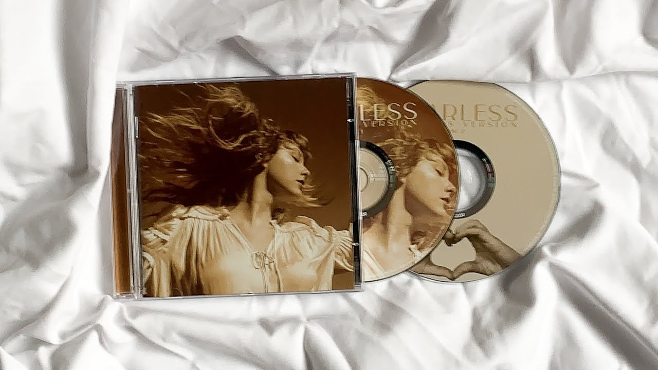taylor swift - fearless (taylor’s version) - cd unboxing