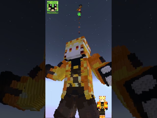 Minecraft Naruto Skin Statue Free 120 Height Minecraft Map