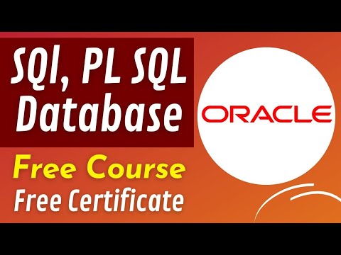 Free Oracle SQl and PL SQL Courses | Free Certificate | Database Courses