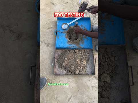 FDD(Field dry density) test by sand replacement method @CIVILMOTIVERSITY #iloveconstruction
