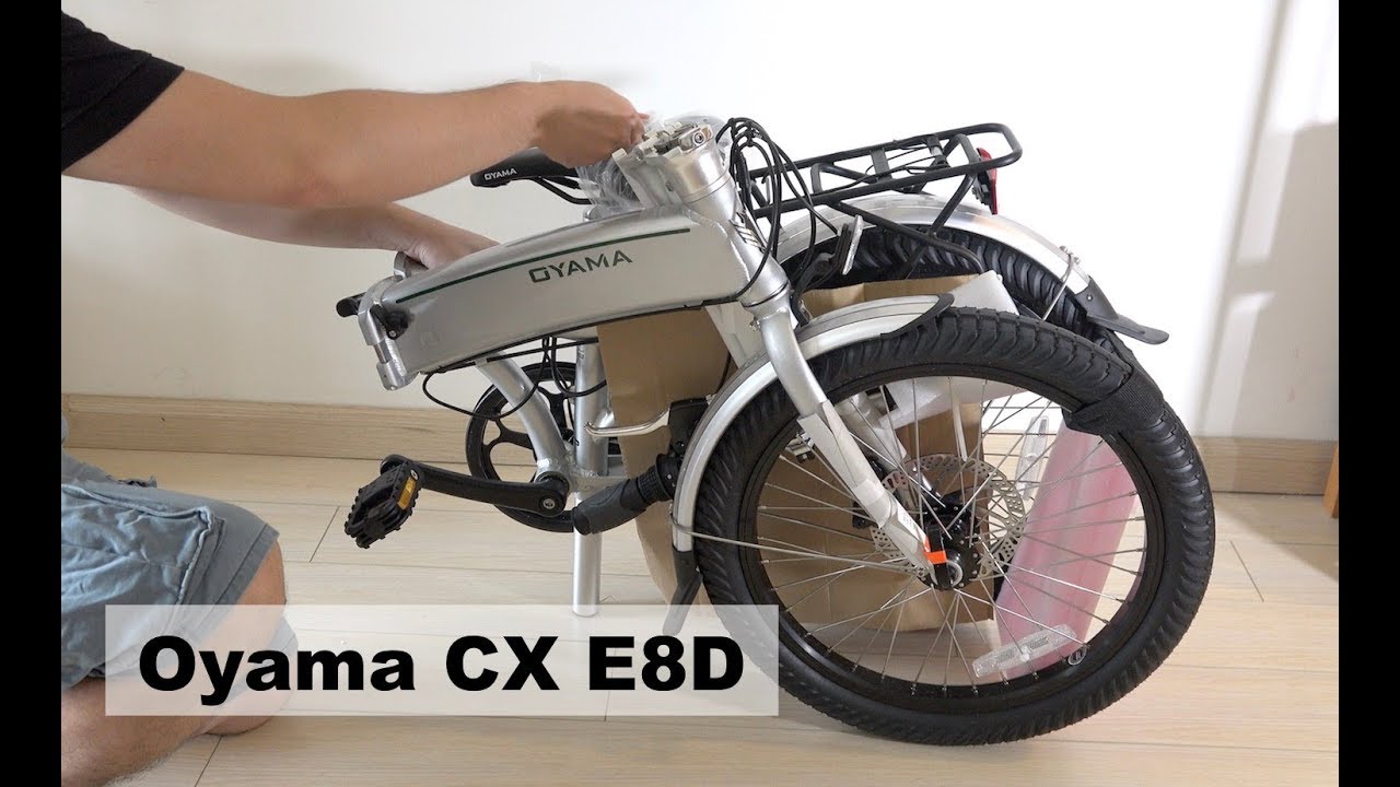 Oyama CX E8D Folding Electric Bike Unboxing