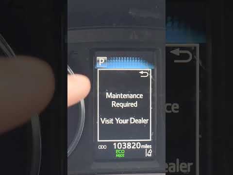 WHAT IS THIS!? Maintenance Required Light