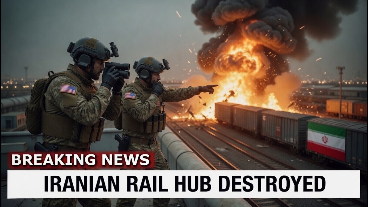 Breaking: Marine Raiders and Tactical Air Control Party Demolish Key Railway Hub near Tehran