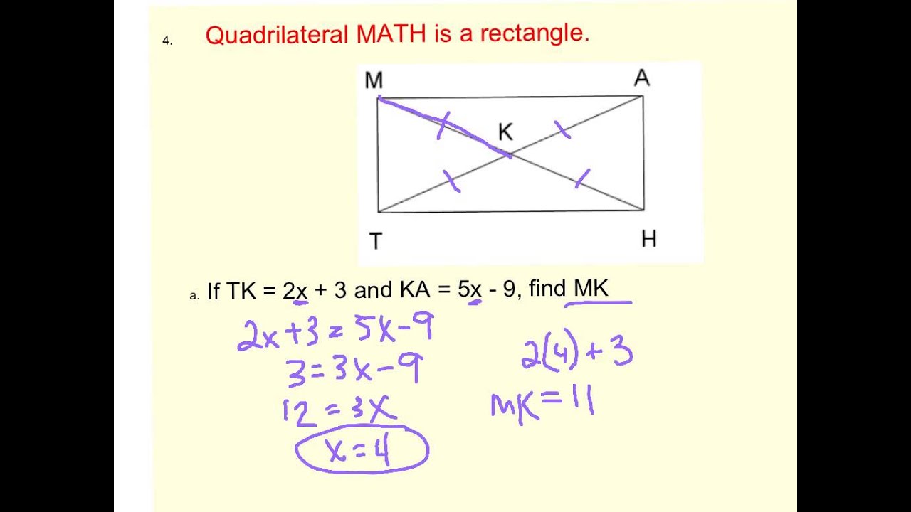 Example Problems with Rectangles