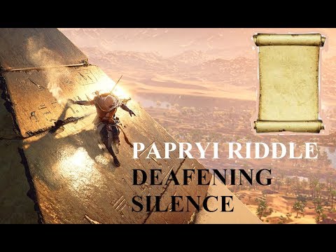 AC Origins Papryi Deafening Silence Riddle HOW TO Guide