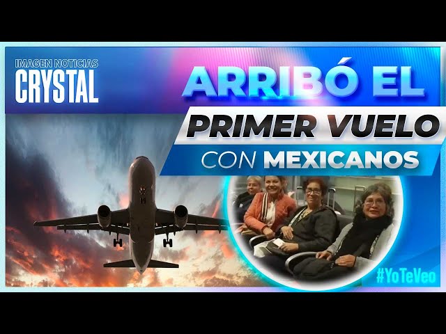 Primer avión de la FAM con mexicanos rescatados de Israel llegará a las 19:40 horas