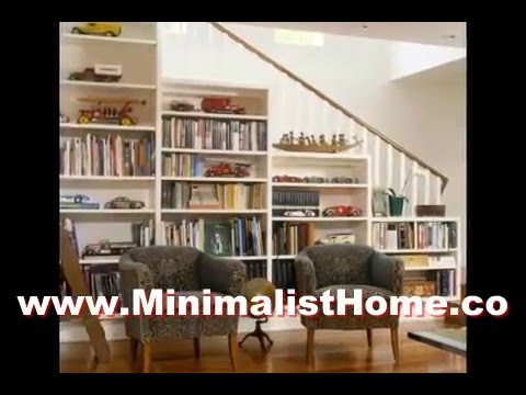 The Small Living Room Staircase Shelves Small Space