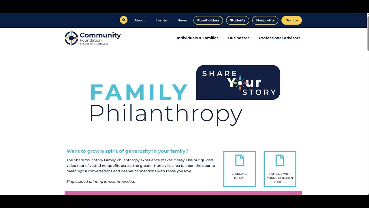 Family Philanthropy Toolkit Tutorial