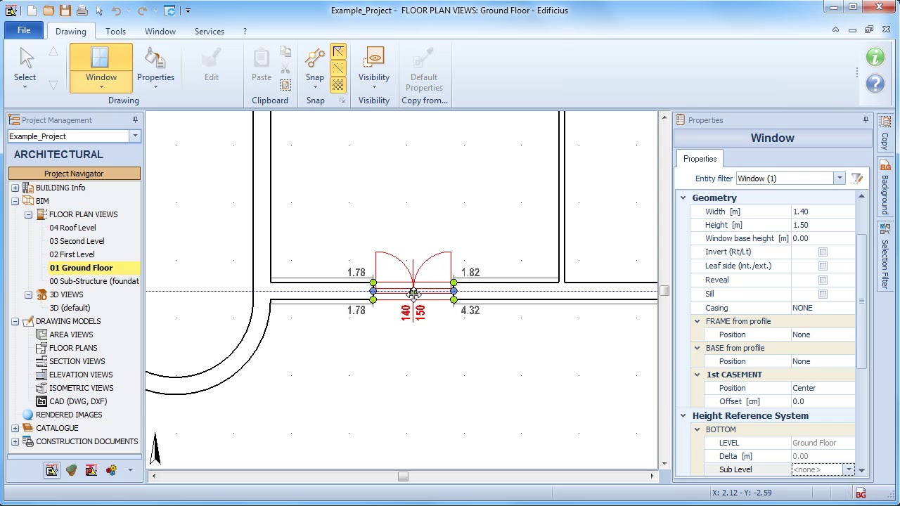 Edificius Tutorial - Drawing Windows - ACCA software