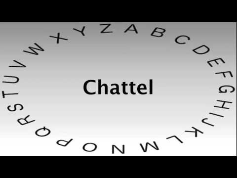 SAT Vocabulary Words and Definitions — Chattel