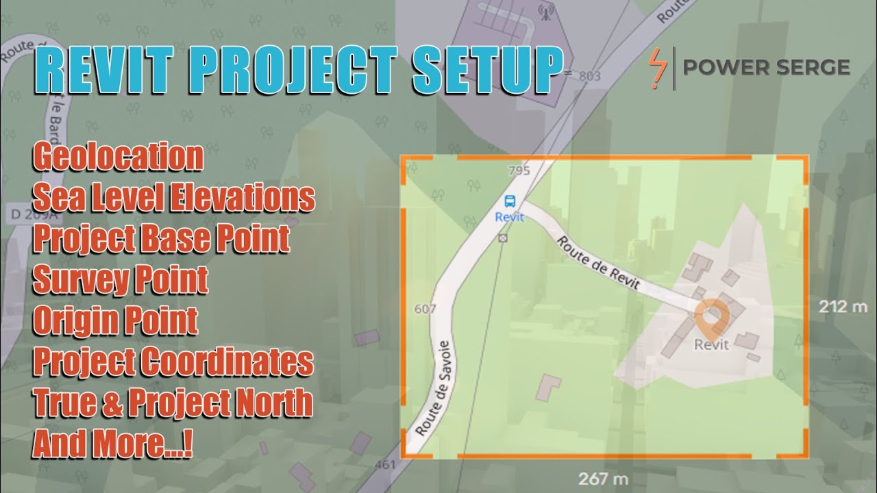 Mastering Revit Project Setup: Using Geolocation Coordinates and Real-World Elevation for Precision