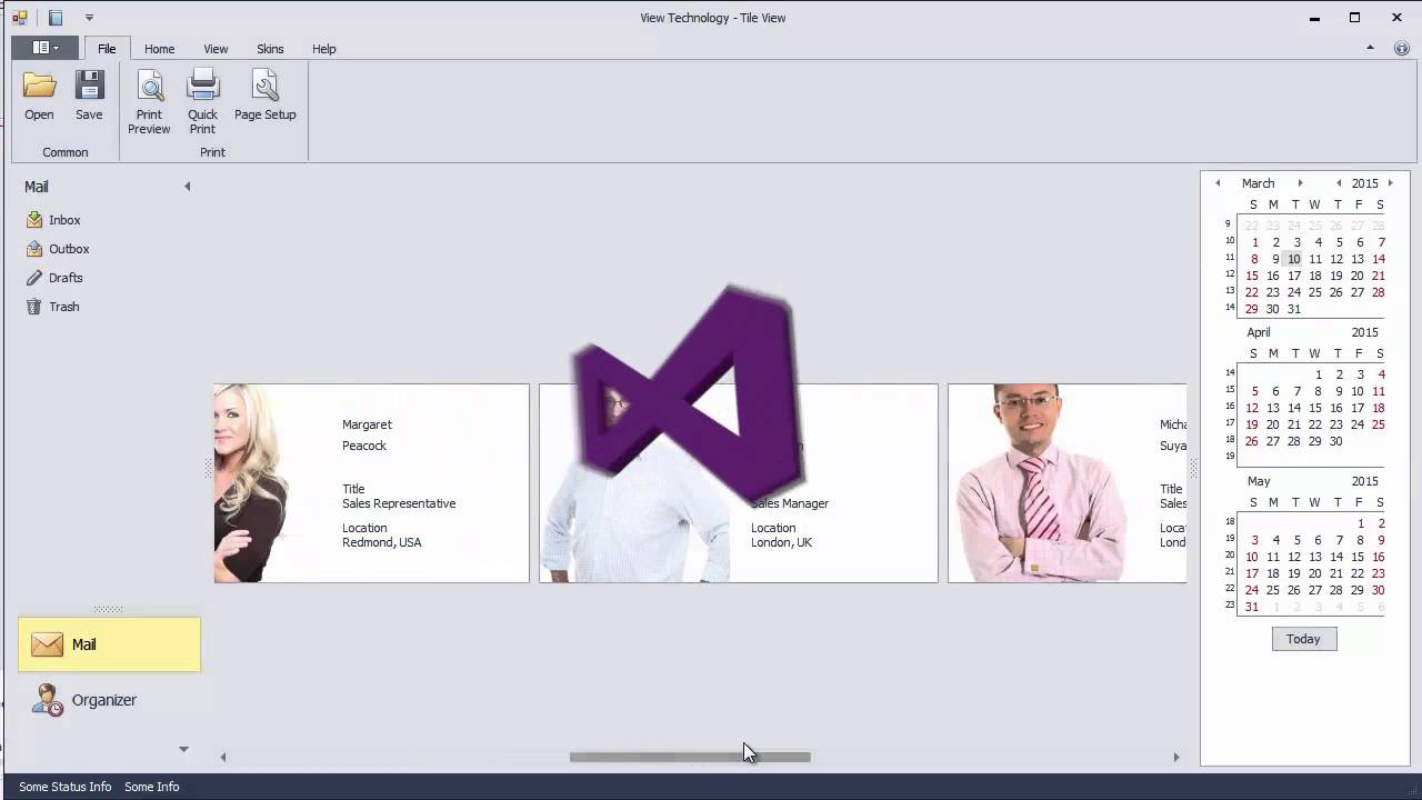 DevExpress WinForms Grid: Tile View - Layout & Appearance