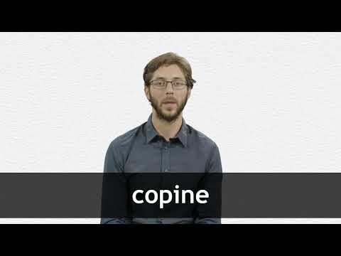 How to pronounce COPINE in French