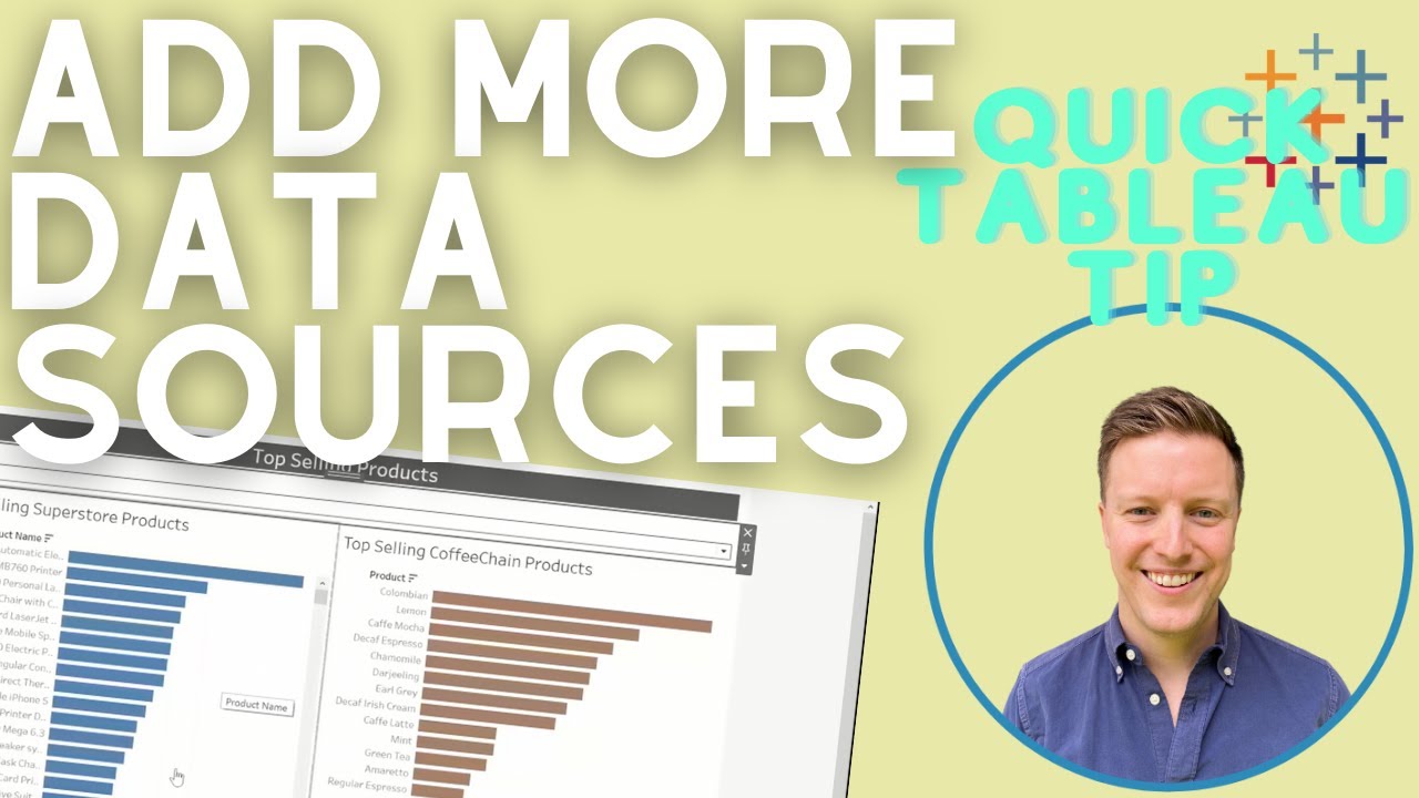 How to Add Additional Data Sources in Tableau (Quick Tip)