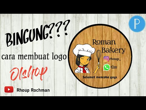 Cara membuat logo online shop di android. Cocok untuk pemula