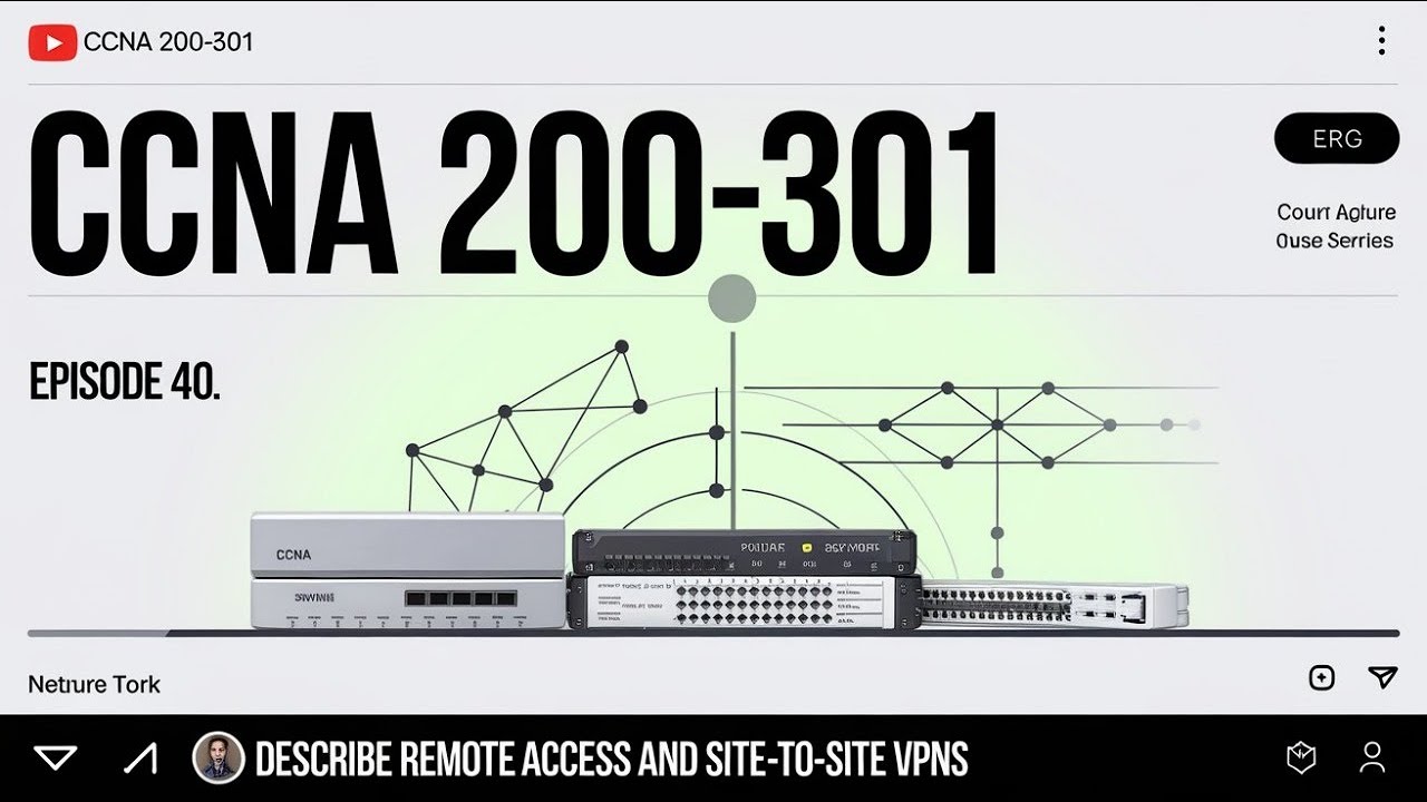 Describe Remote Access & Site-to-Site VPNs | Understanding VPN Concepts | CCNA 200-301